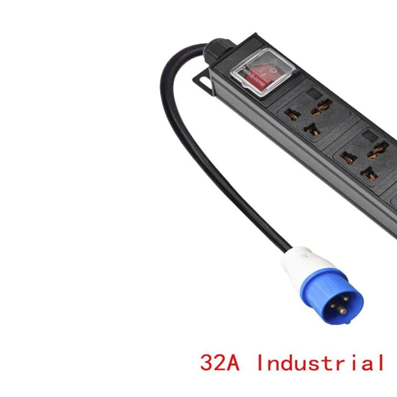 PDU Network Cabinet Rack Power Strip Distribution Outlet Units UK adaptation Universal Socket ...