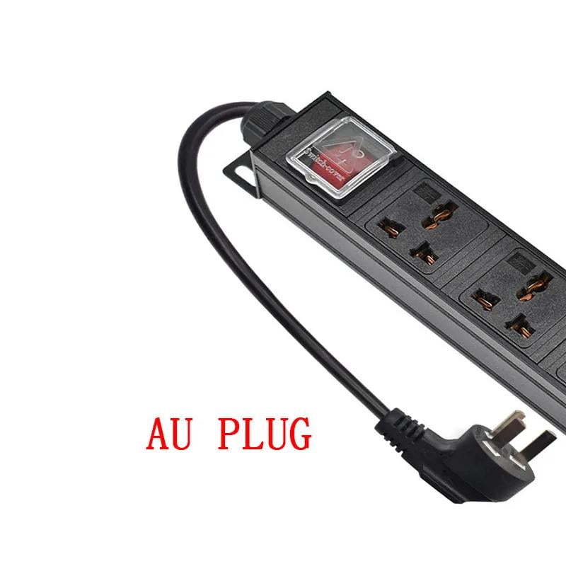 PDU Network Cabinet Rack Power Strip Distribution Outlet Units UK adaptation Universal Socket ...