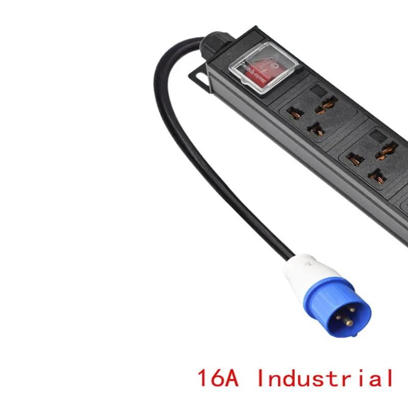 PDU Network Cabinet Rack Power Strip Distribution Outlet Units UK adaptation Universal Socket ...