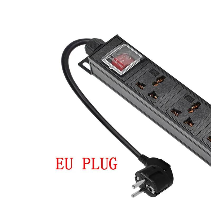 PDU Network Cabinet Rack Power Strip Distribution Outlet Units UK adaptation Universal Socket ...