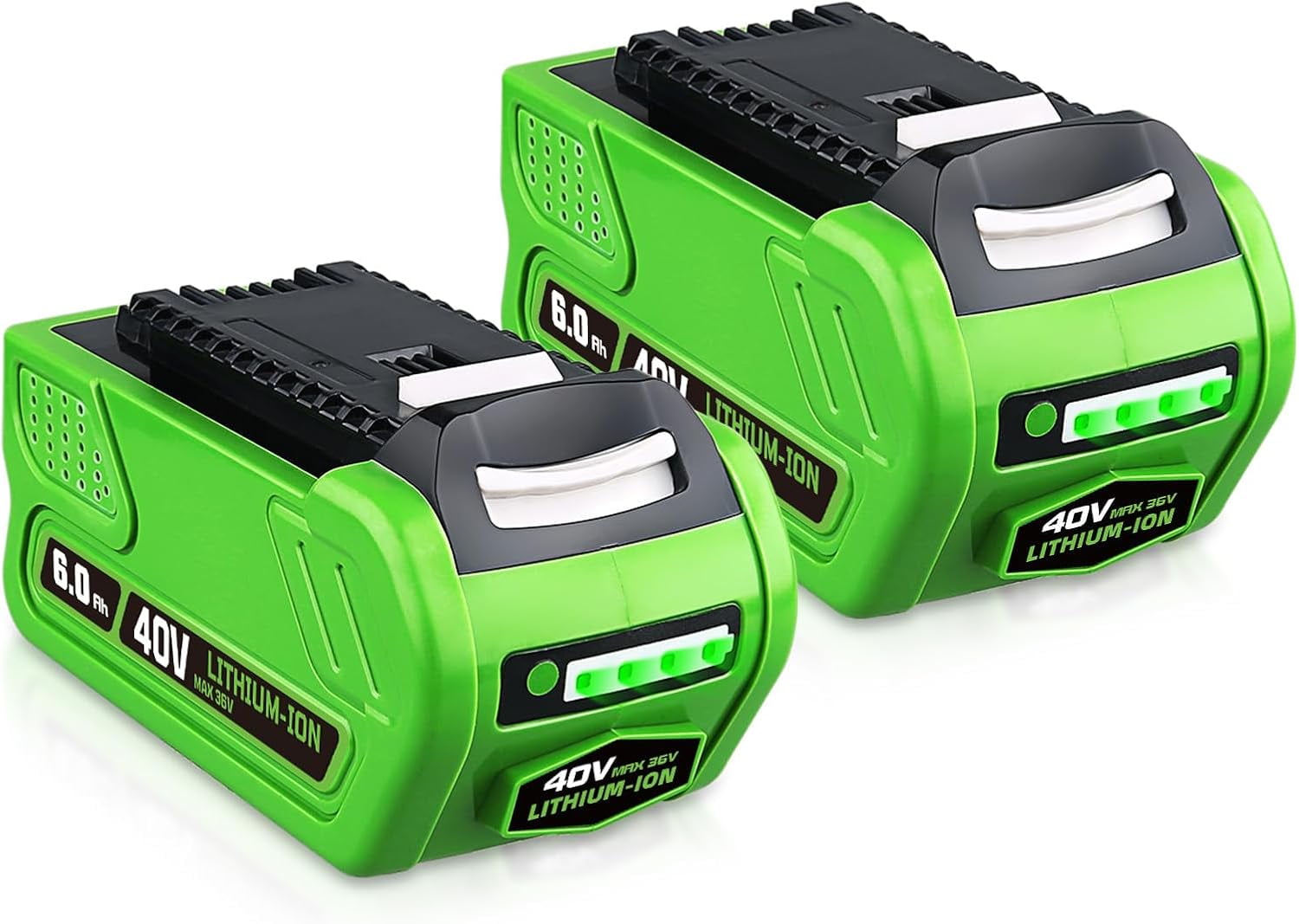 PDstation 2Packs 6.0Ah 40V 29462 Li-ion Battery Replacement for ...