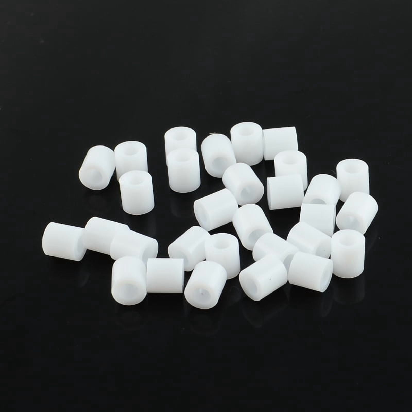 PE Beads DIY Melty Beads Tube White 5x5mm Hole: 3mm 8000pcs/500g ...