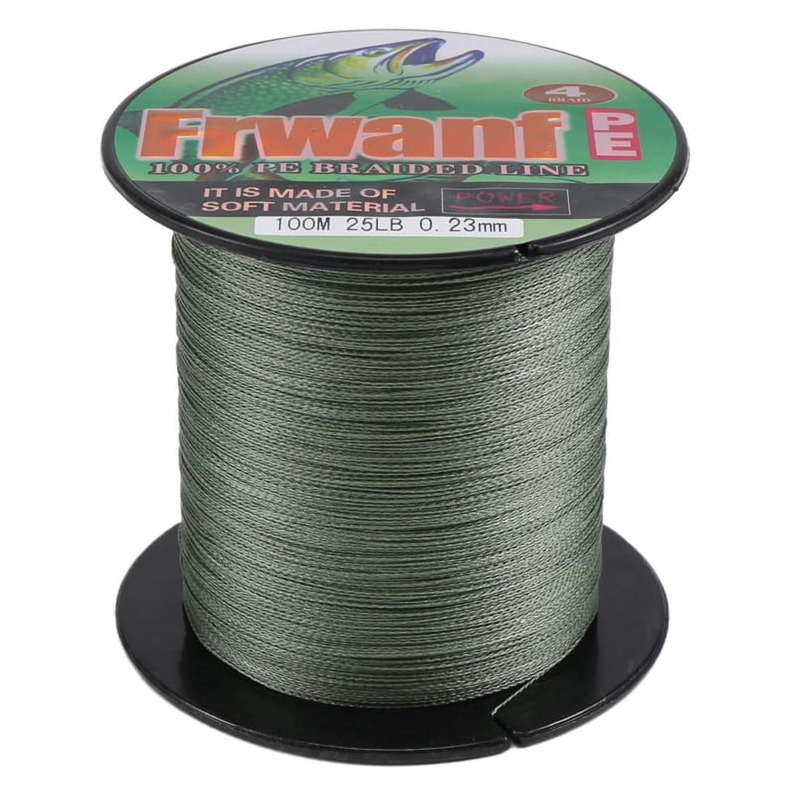 PE Braided Fishing Line 4 Strand 100M Fishing Lines 12Lb 2.0 - Walmart.com