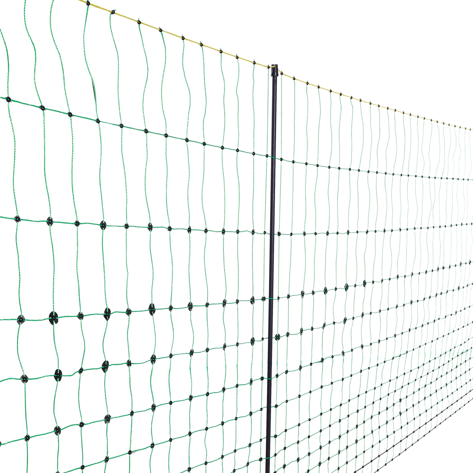 PE Electric Fence Netting with Posts - 35" High x 164' Long, Double ...