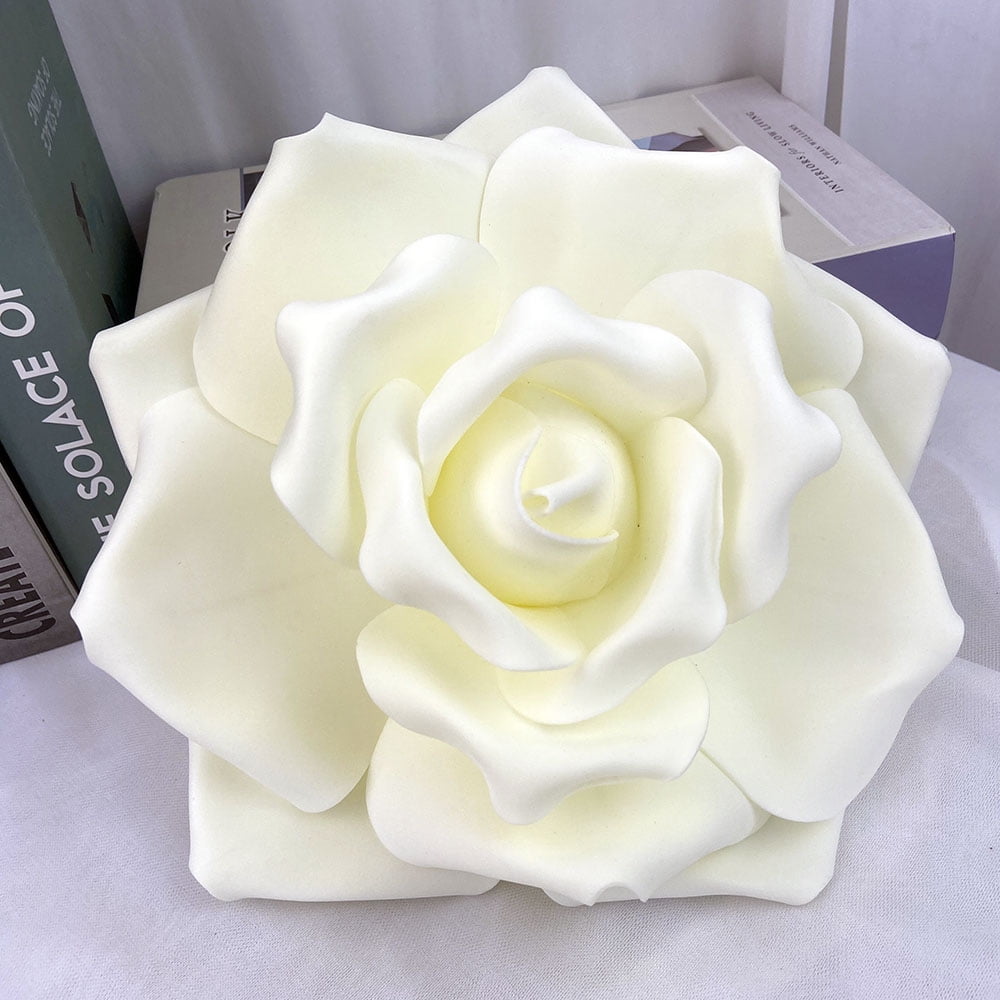 PE Flat Bottom Rose Foam Flower Decoration, Home Wall, Wedding ...