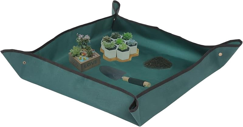 PE Houseplants Repotting Mat, Waterproof Indoor Plant Potting Tray ...