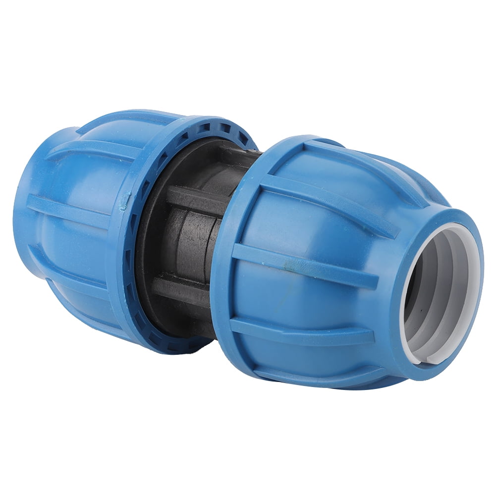 PE Plastic Durable Water Pipe Connection Straight Connector Adapter ...