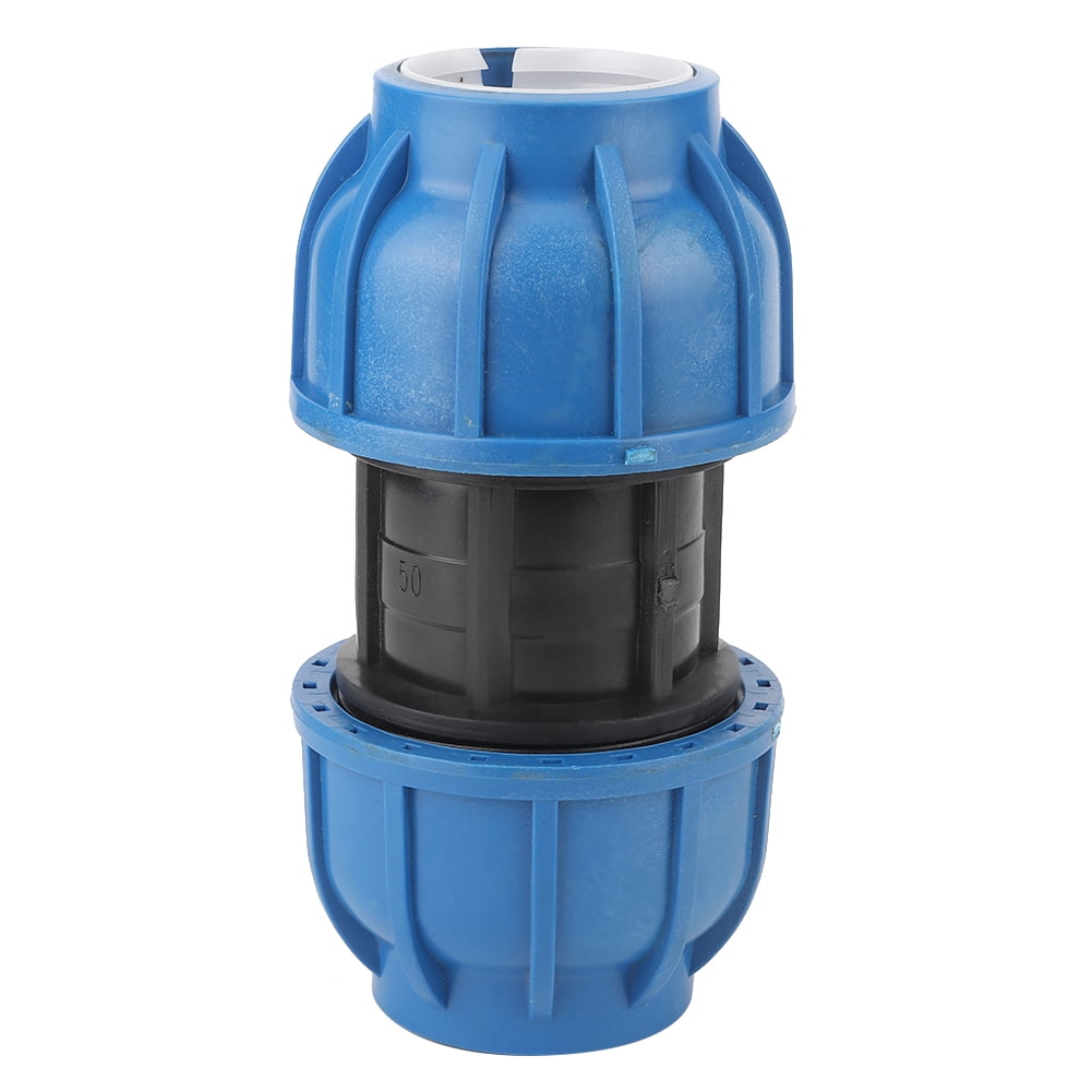 PE Plastic Durable Water Pipe Connection Straight Connector Adapter ...