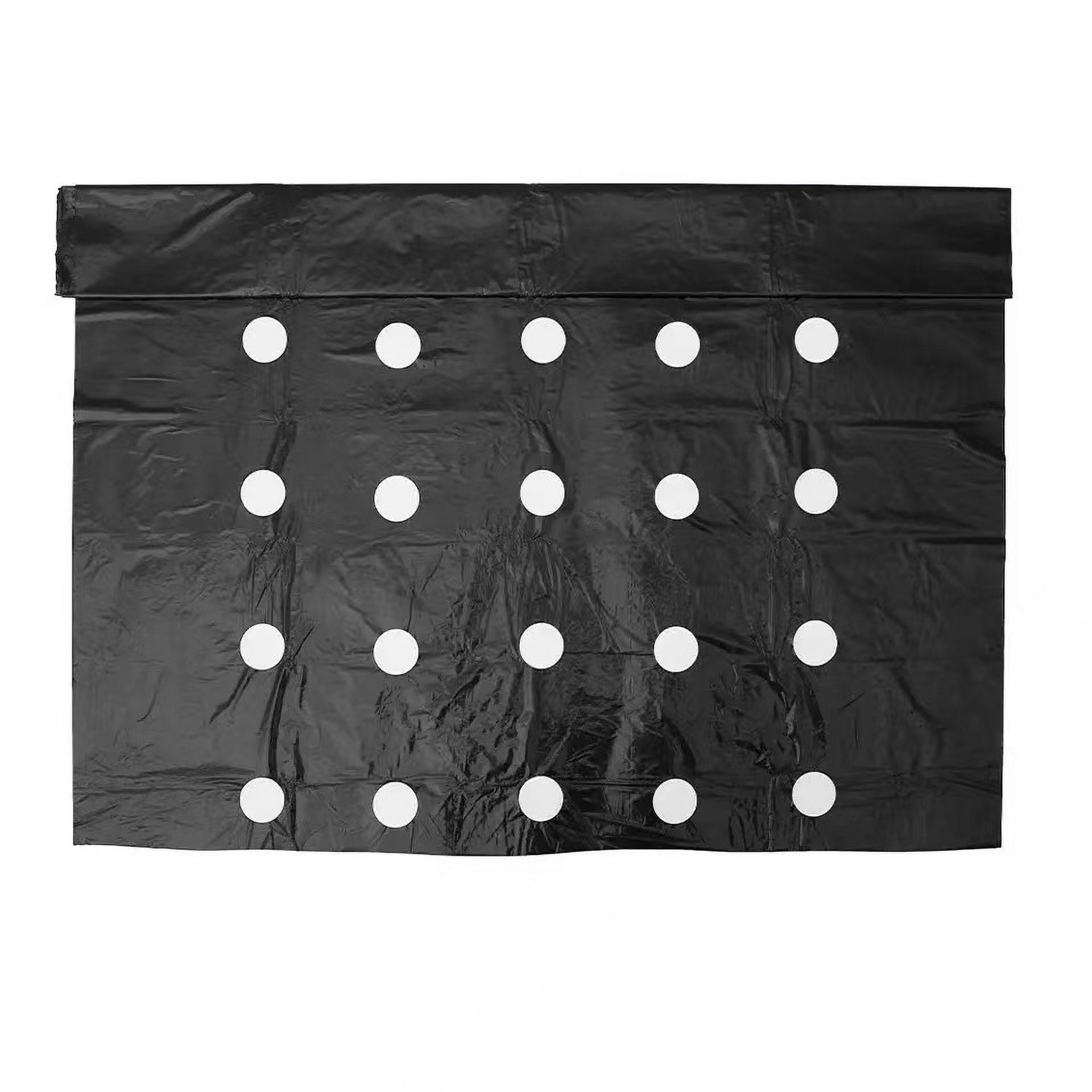 PE Plastic Perforated Mulch Film - Black Agricultural Ground Cover ...