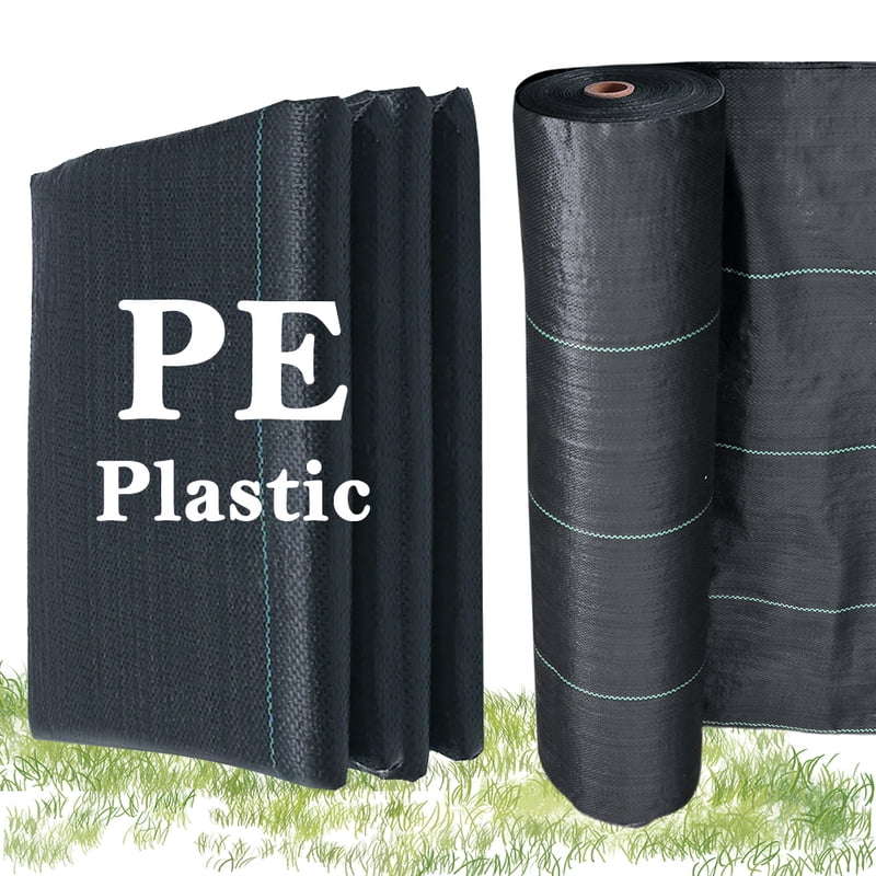 PE Plastic Weed Barrier Fabric Ground Cover Durable Grass Cloth Orchard ...