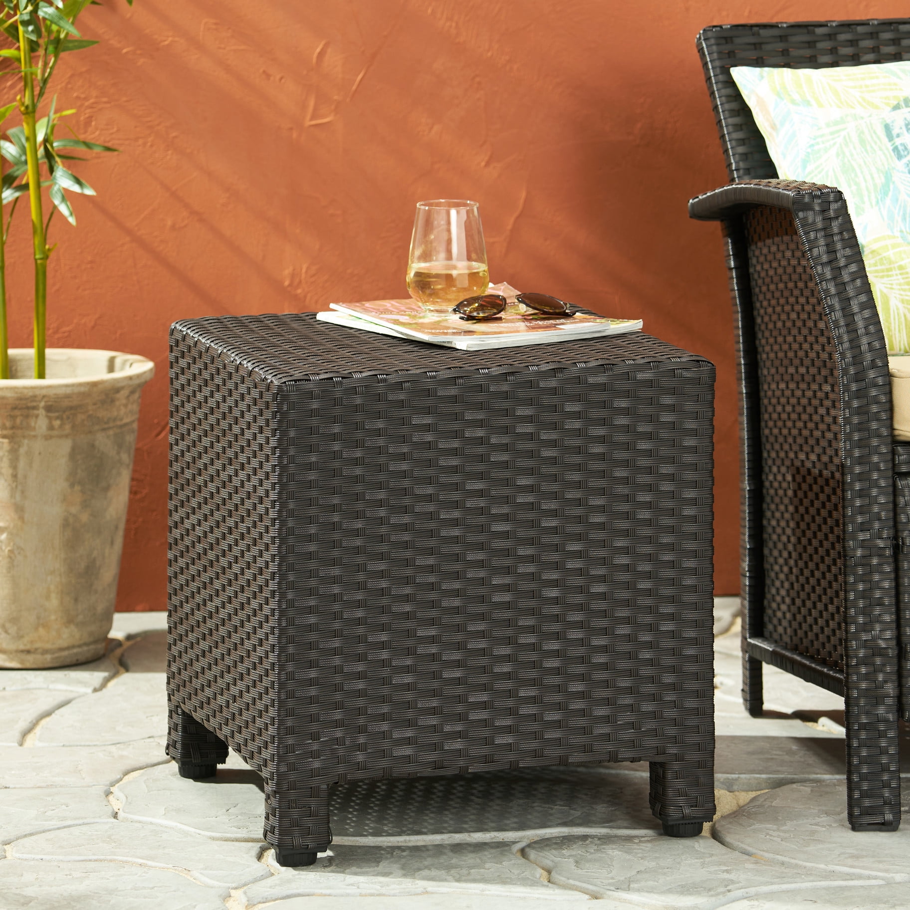 PE Rattan+Iron | Ready - to - use | Outdoor Reading - Walmart.com