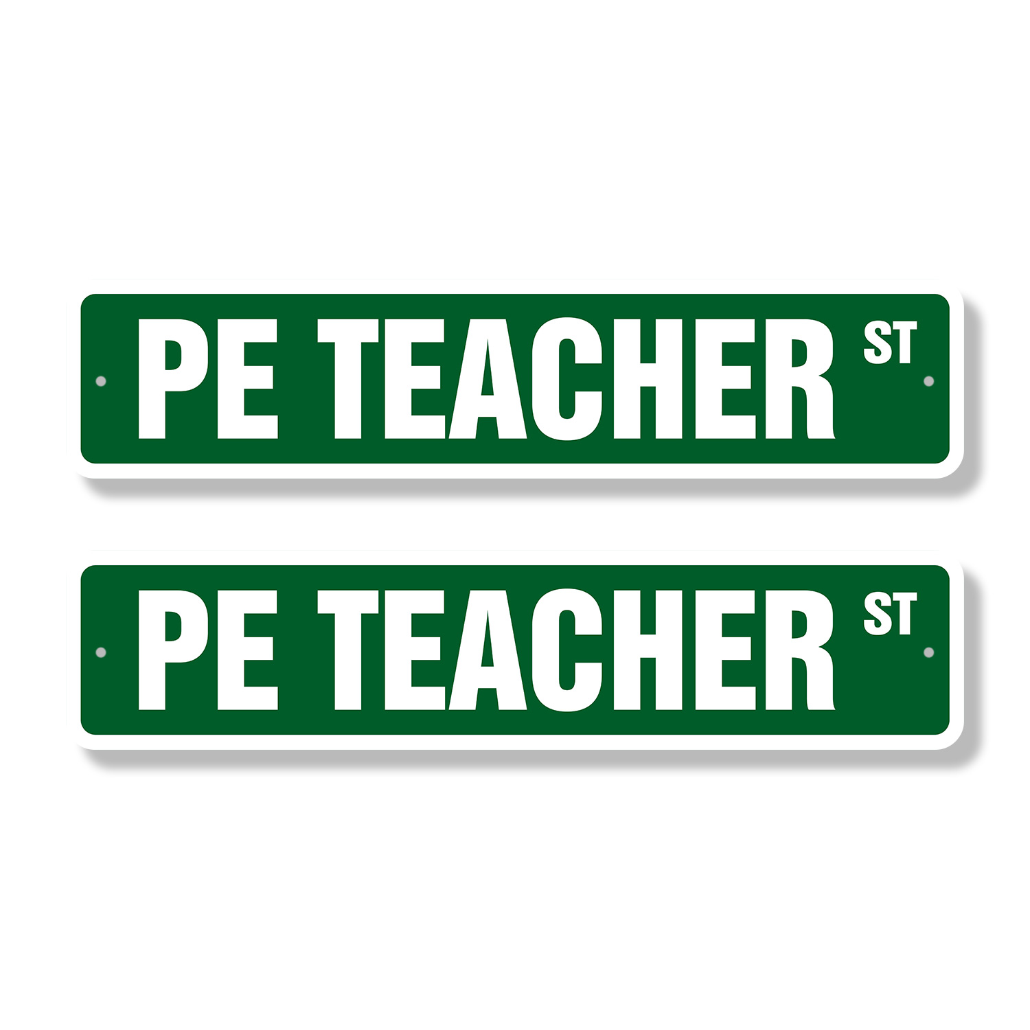 PE TEACHER Classic Street Sign (2 Pack) outdoors lifestyle sports ...