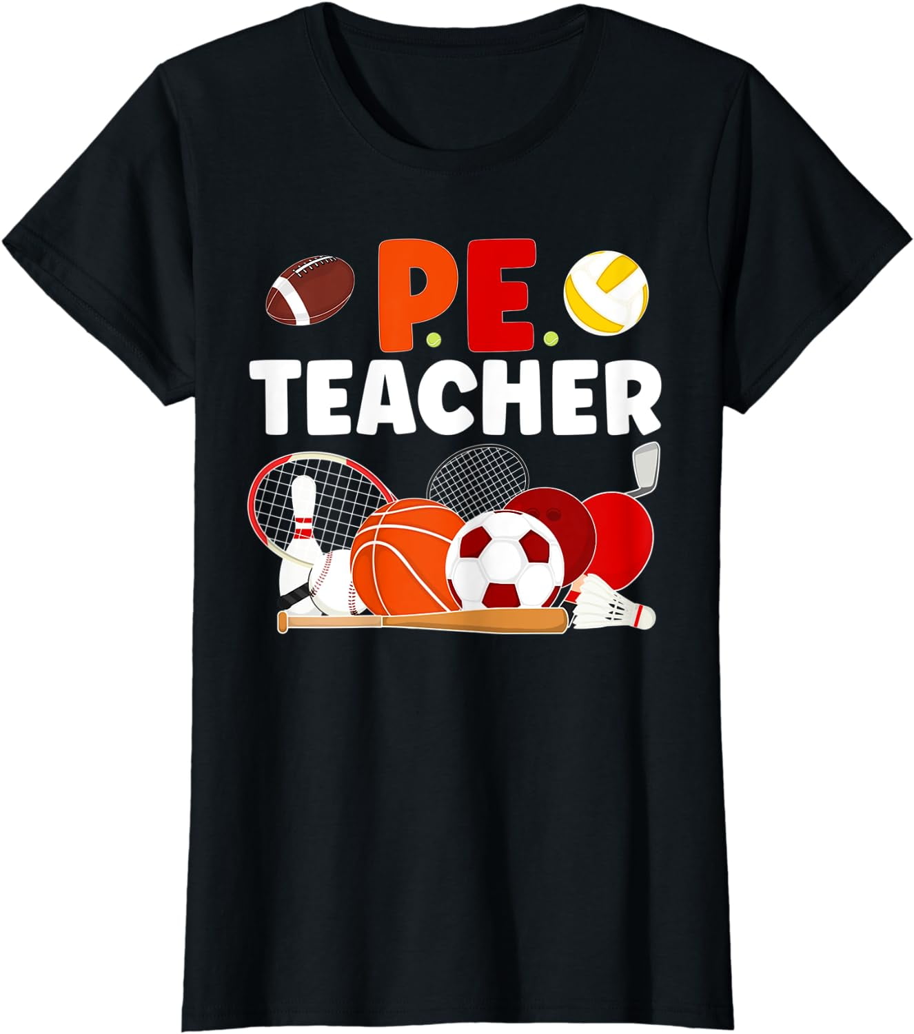 PE Teacher Physical Education Teacher PE Teaching T-Shirt - Walmart.com