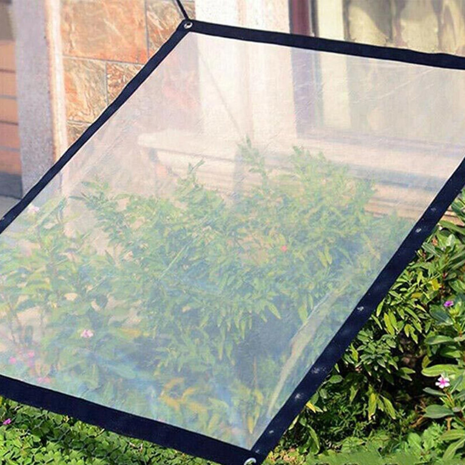 PE Waterproof Tarpaulin - Heavy Duty Transparent Rainproof Cover for ...
