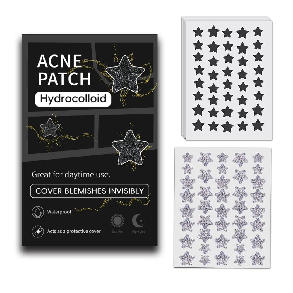 PE black 200pcs (A)$ Star glitter powder mixed pack acne patch mild non ...