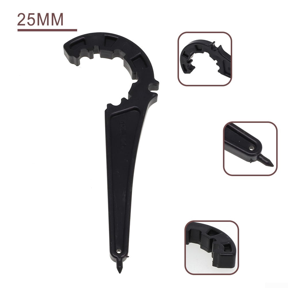 PE pipe quick connect fittings PVC PE pipe valve lock nut wrench ...