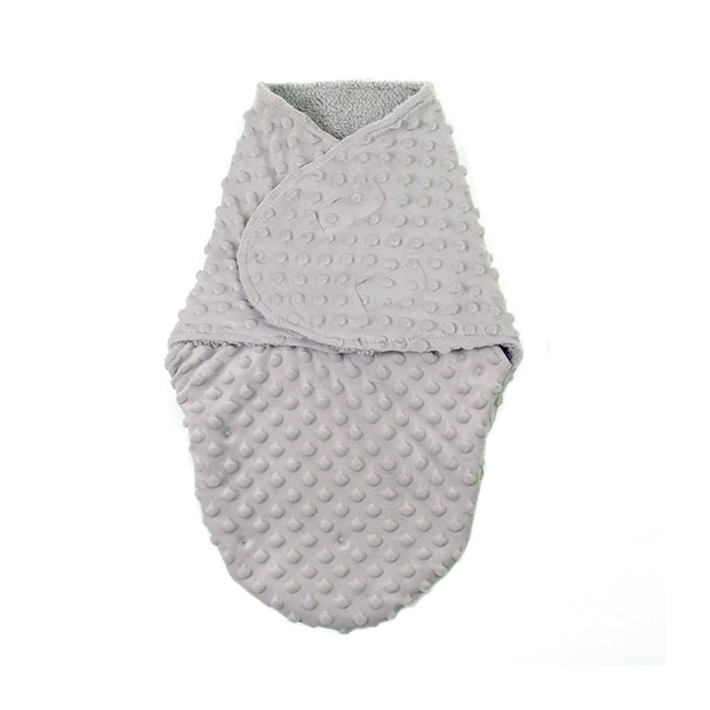 PEAACNNG Newborn Wrap Swaddle Warm Soft Fleece Blanket Baby Sleeping ...