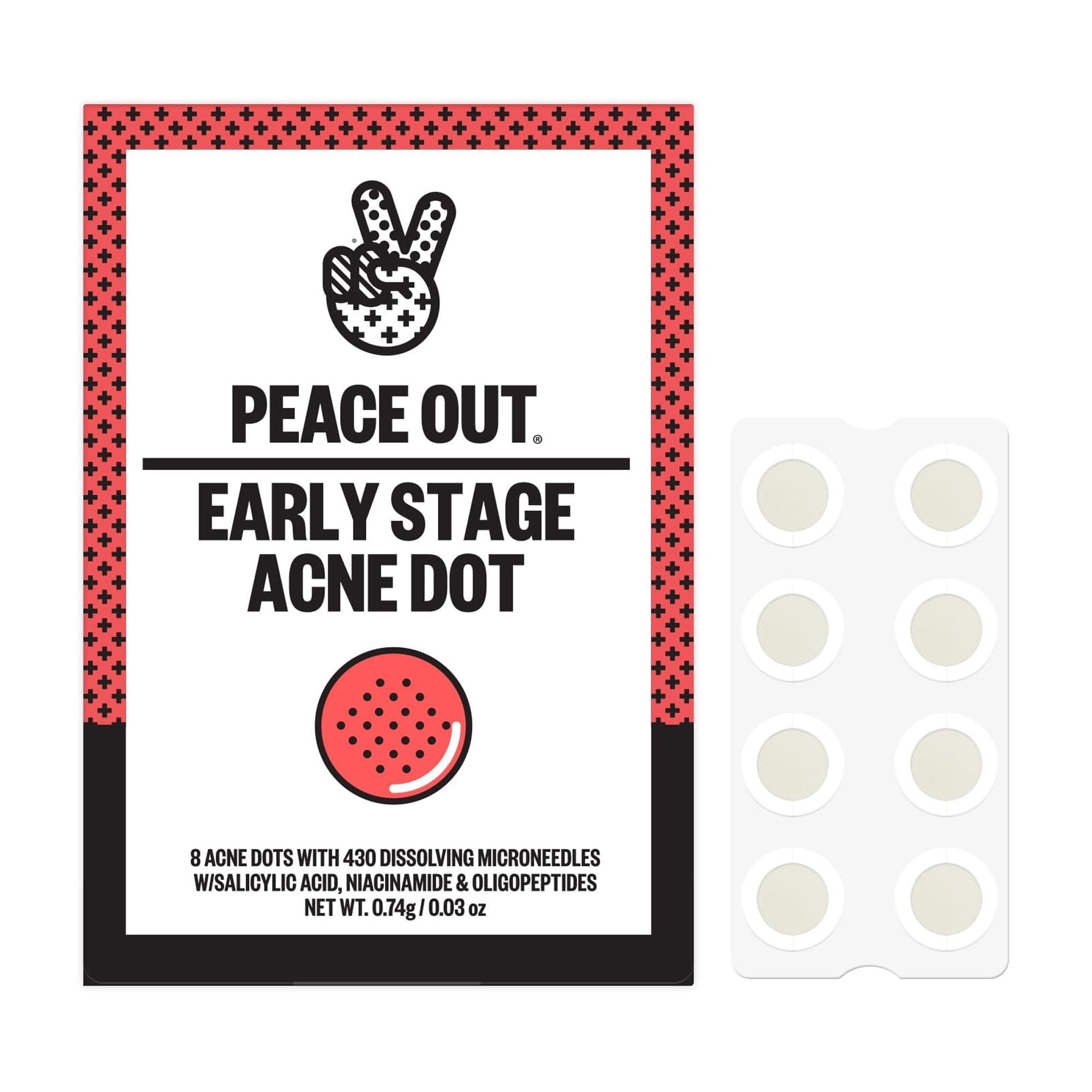 PEACE OUT Early Stage Acne HYZ01 Dots - Acne-Fighting Pimple Patches ...