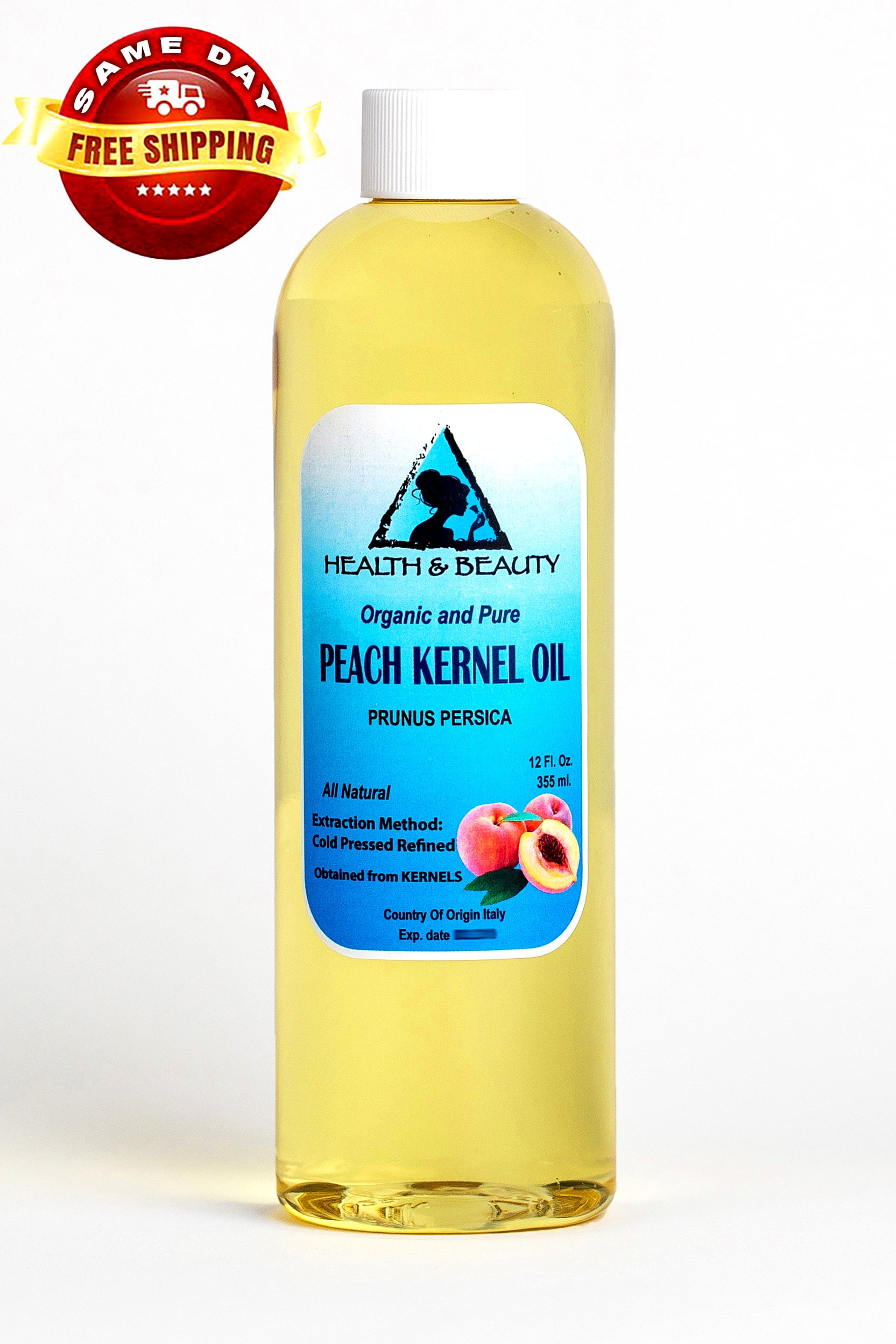PEACH KERNEL OIL ORGANIC REFINED COLD PRESSED PREMIUM FRESH 100% PURE ...