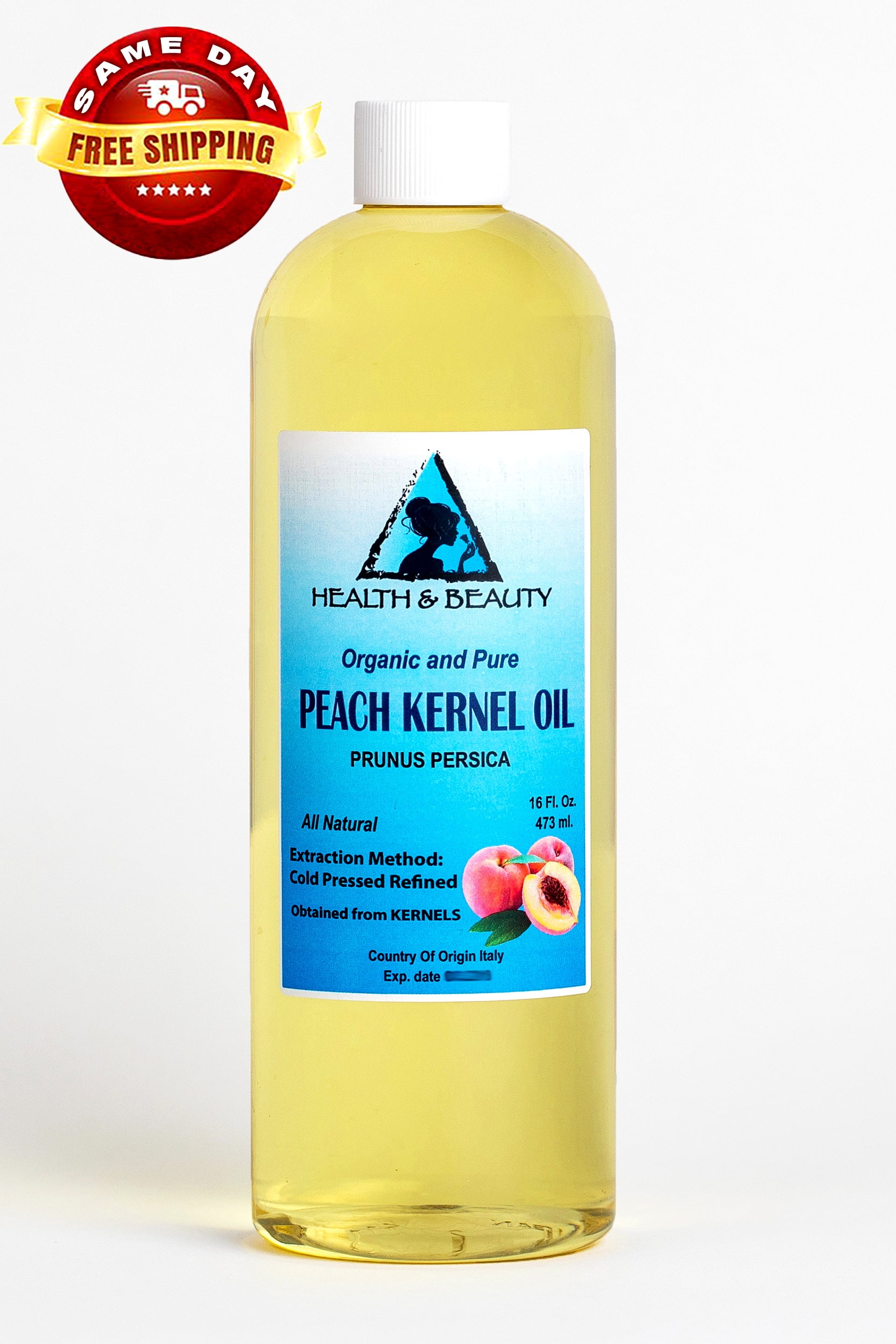 PEACH KERNEL OIL ORGANIC REFINED COLD PRESSED PREMIUM FRESH 100% PURE ...
