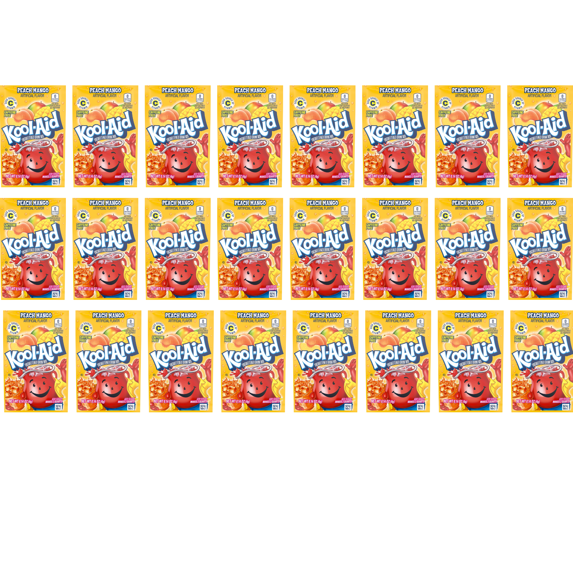 Kool-Aid Peach Mango Unsweetened Powdered Drink Mix, Vitamin C ...