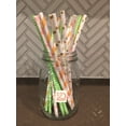 PEACH, MINT, PINK, AND GOLD PAPER STRAWS ASSORTMENT OF 100 COUNTS ...