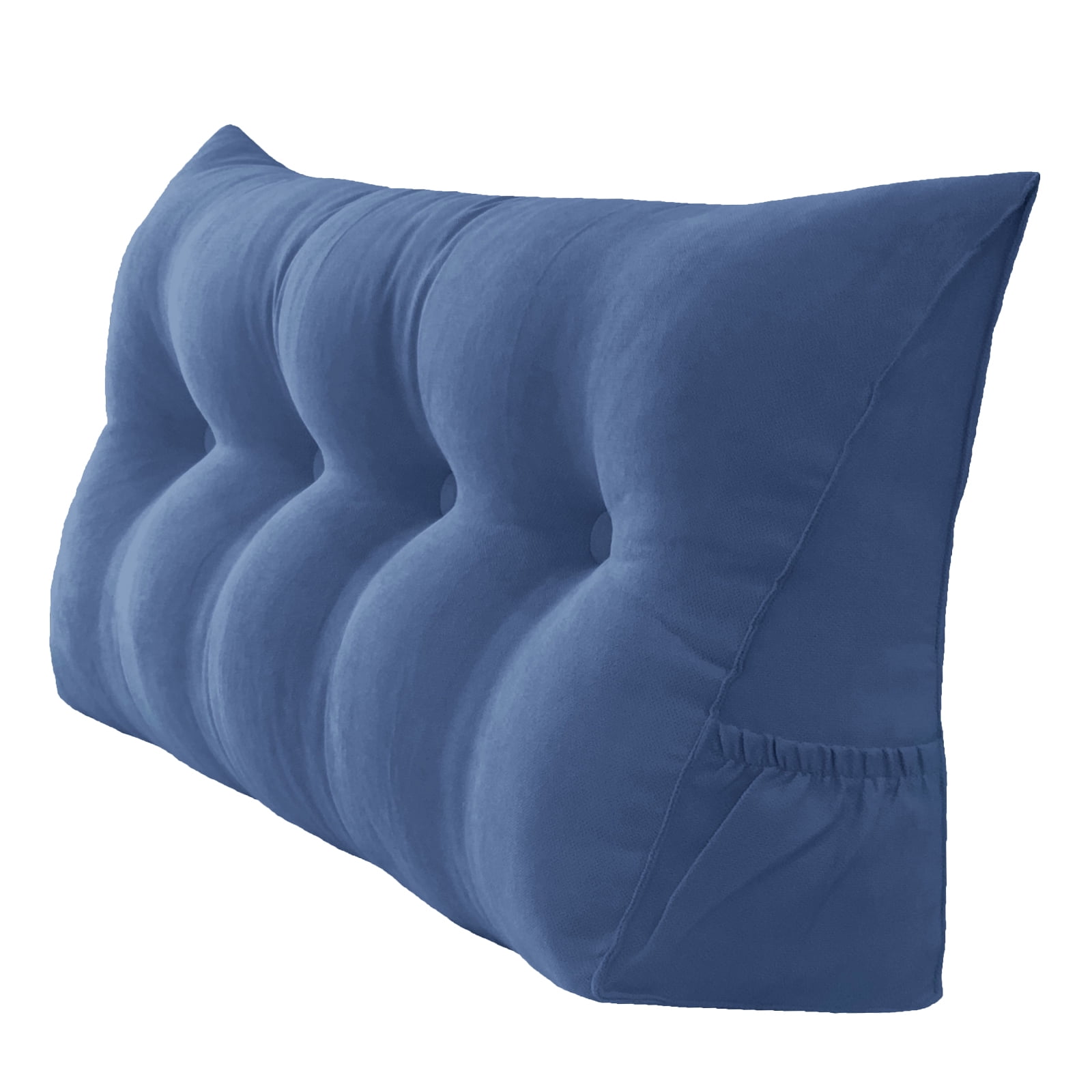 PEACHWELL Triangular Reading Bed Rest Pillow Large Bolster Cushion ...