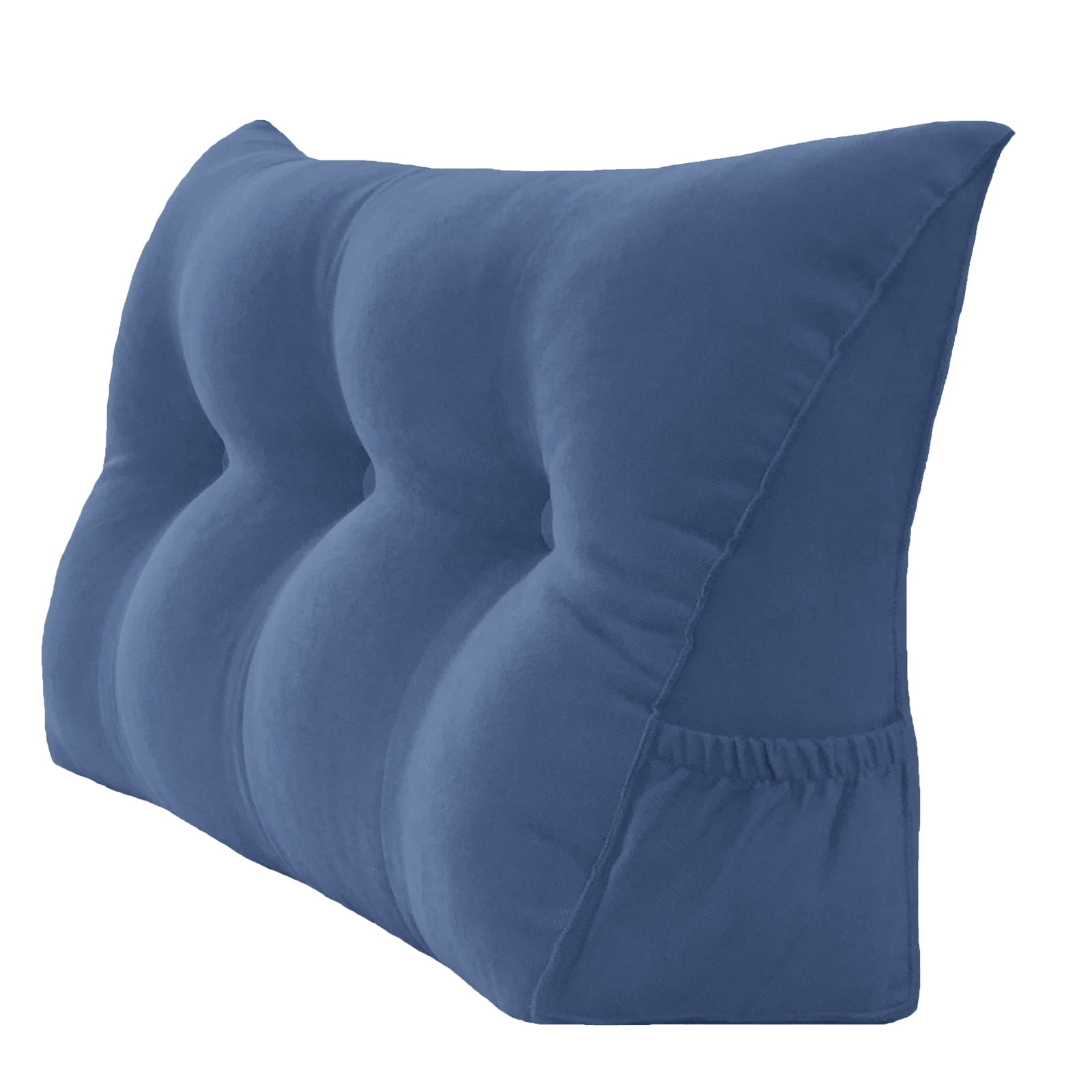 PEACHWELL Triangular Reading Bed Rest Pillow Large Bolster Cushion ...
