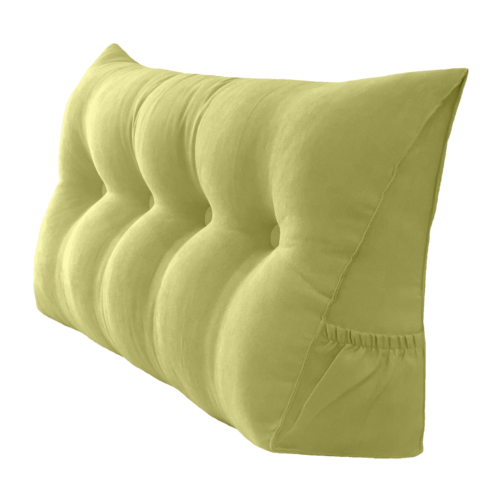 PEACHWELL Triangular Reading Bed Rest Pillow Large Bolster Cushion ...