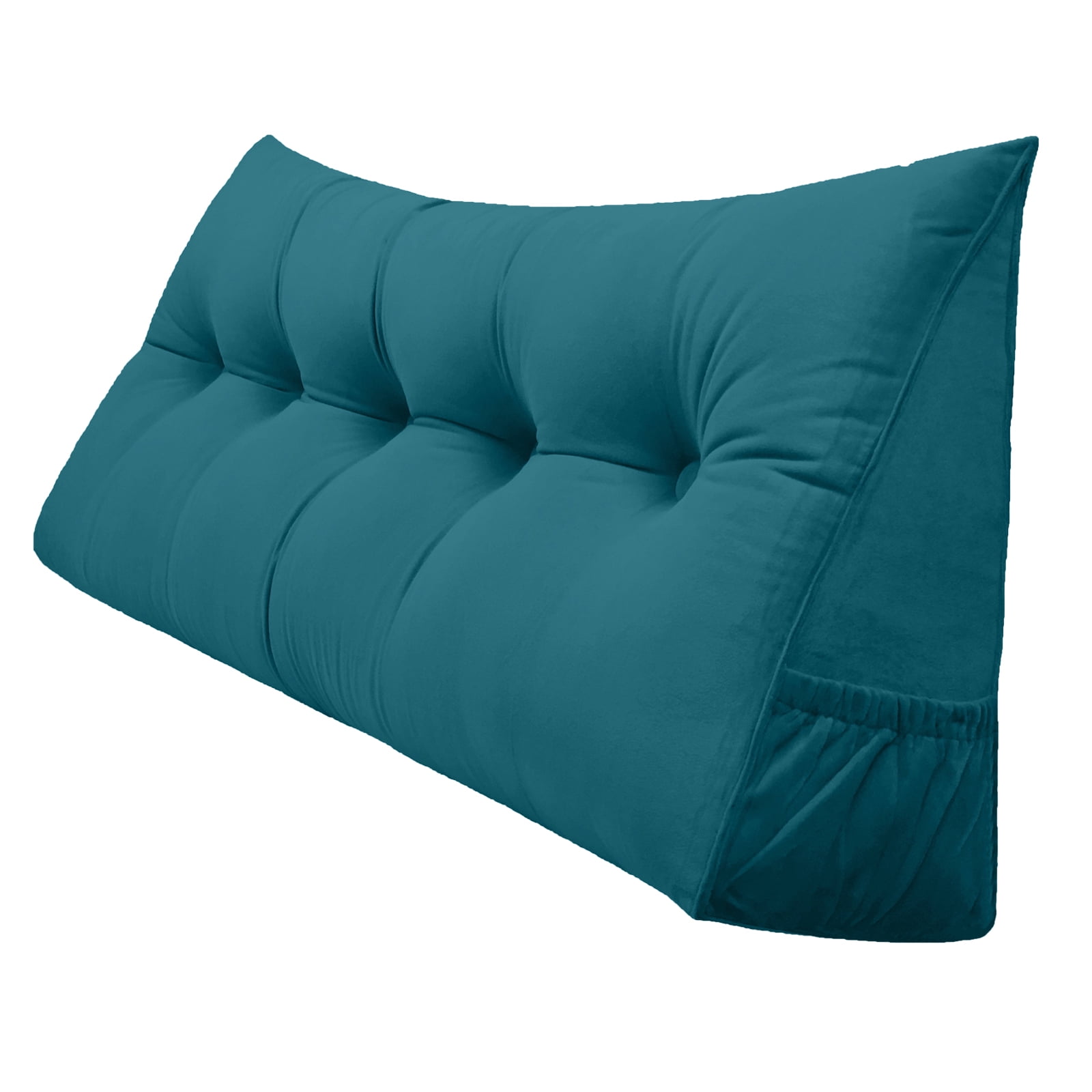 PEACHWELL Triangular Reading Bed Rest Pillow Large Bolster Cushion ...