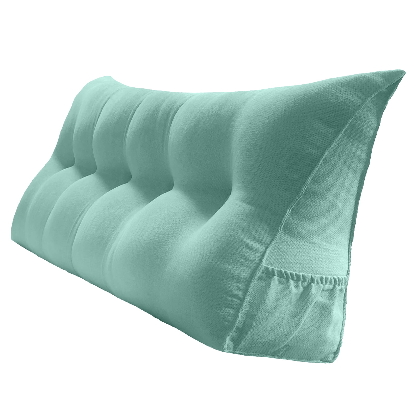 PEACHWELL Triangular Reading Bed Rest Pillow Large Bolster Cushion ...