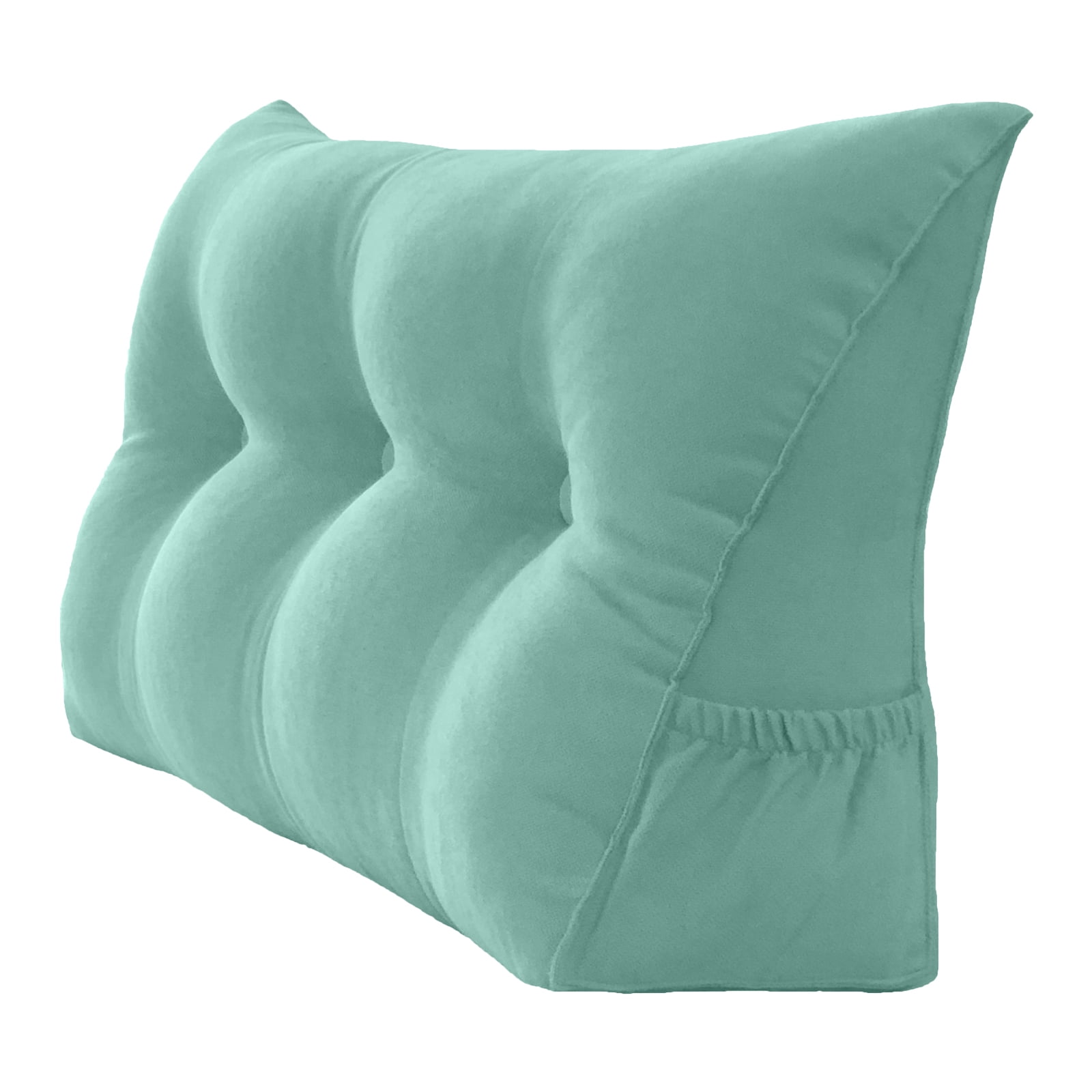 PEACHWELL Triangular Reading Bed Rest Pillow Large Bolster Cushion ...