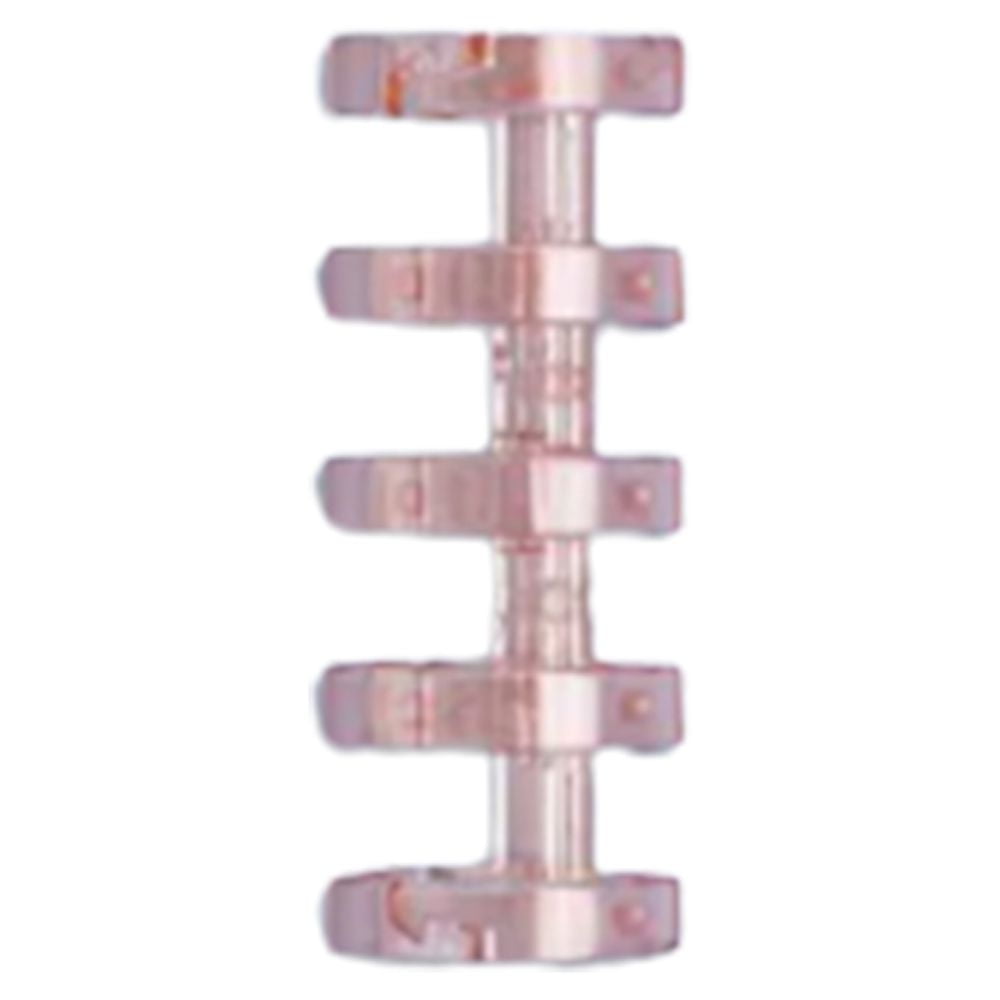 PEACNNG 10pcs Plain Binder Ring 5 Holes Loose-leaf Accessories Plastic ...