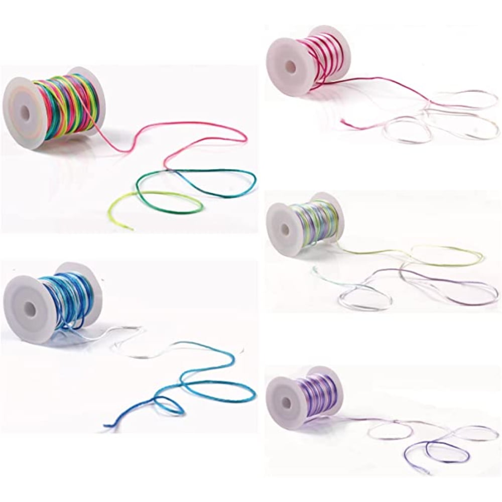 PEACNNG 150 Yards 1mm Nylon Cord for Chinese Knotting, Kumihimo ...