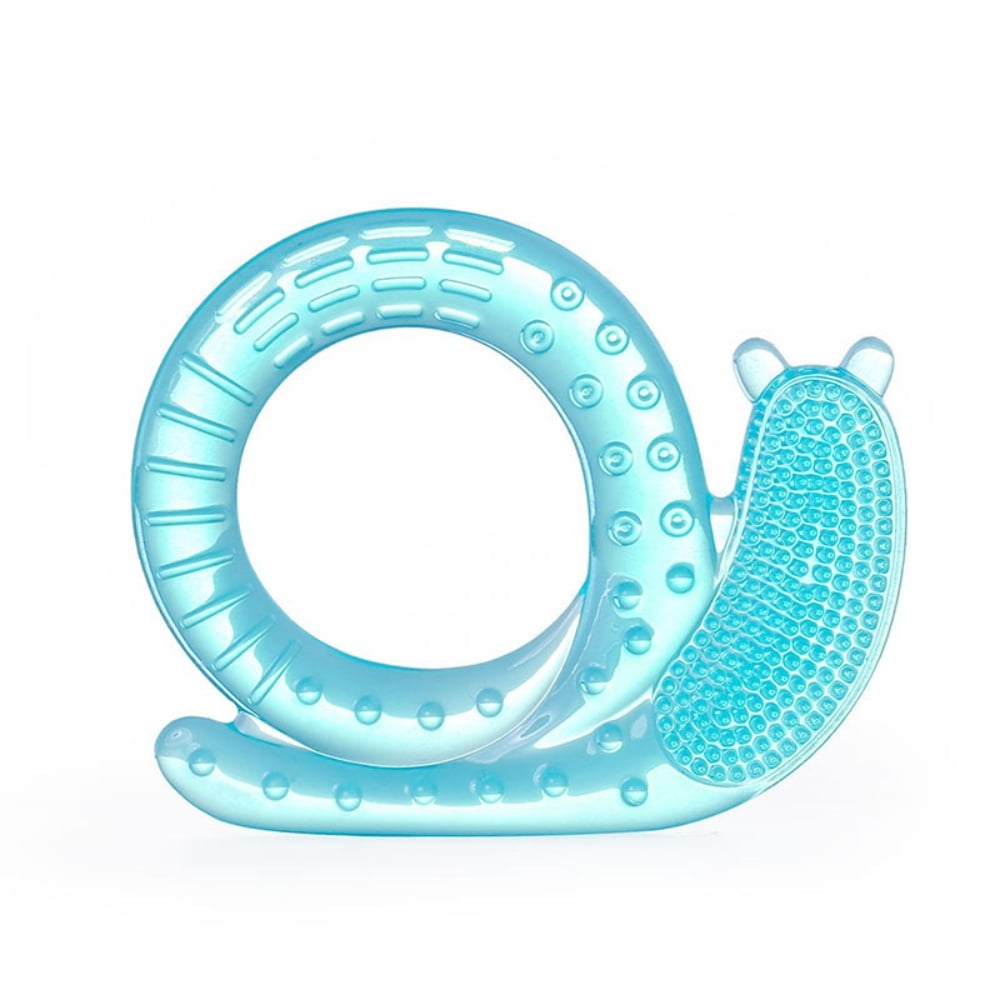 PEACNNG 1pc Snail Silicone Teether Upgrade Pure Liquid Silicone Baby ...