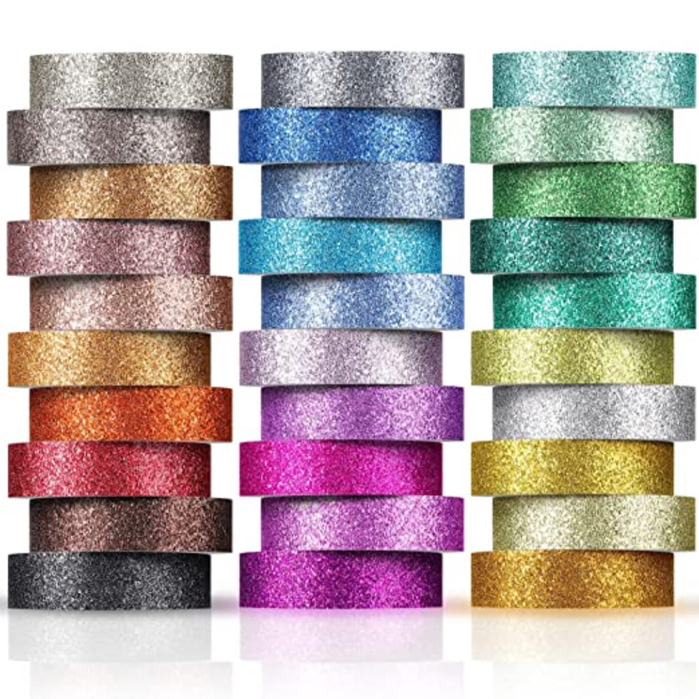 PEACNNG 30 Rolls 0.4 Inch Wide 30 Colors Colorful Masking Tape ...