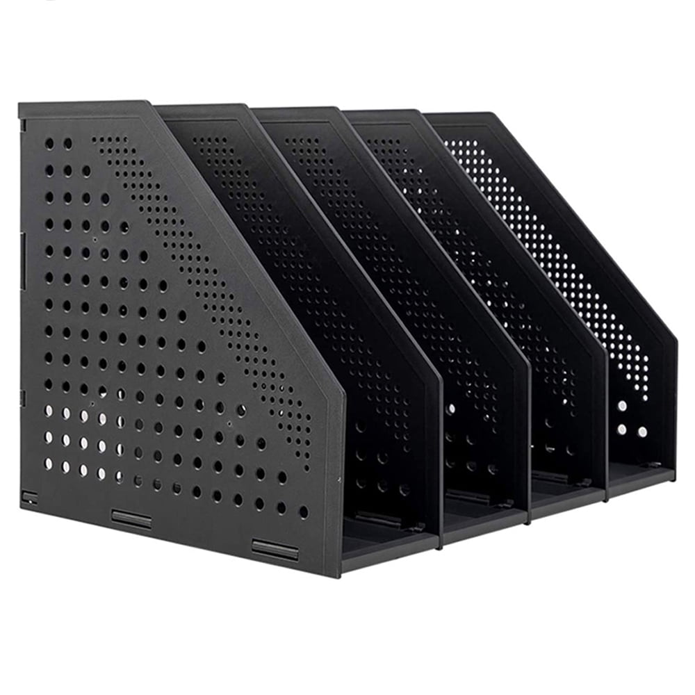 PEACNNG 4 Foldable Desk Organizer for Office and Storage with Vertical ...