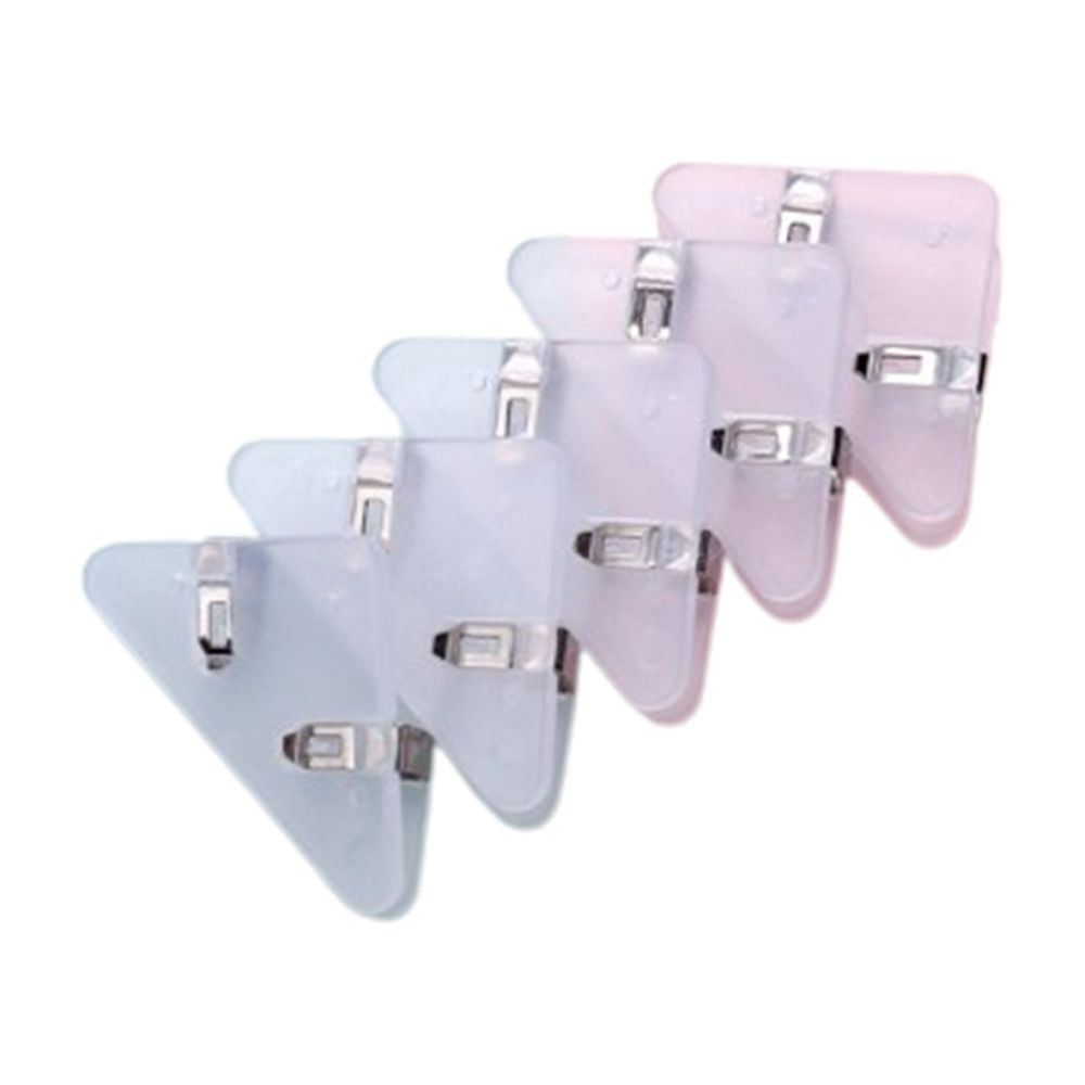 PEACNNG 5pcs Multi-function Color Clip Excellent Triangle Plastic Right ...