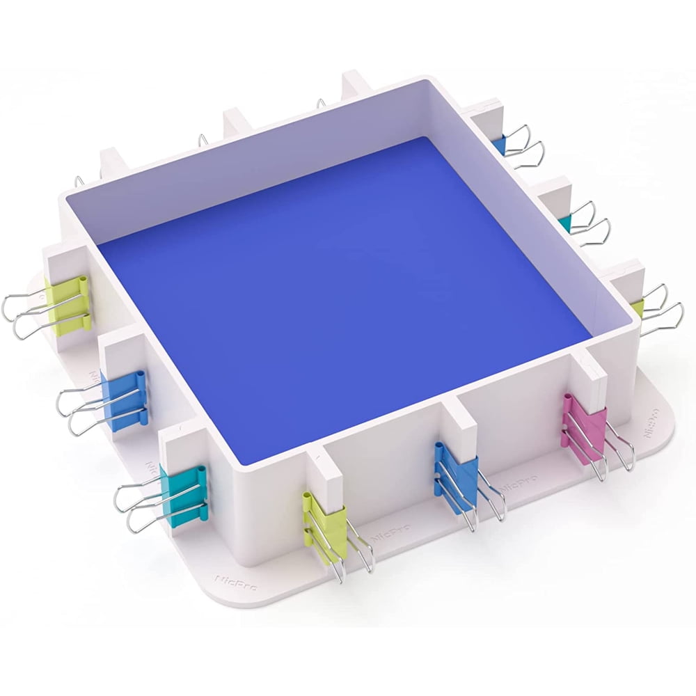 PEACNNG Adjustable Molds Housing for Silicone Mold Making, Reusable ...