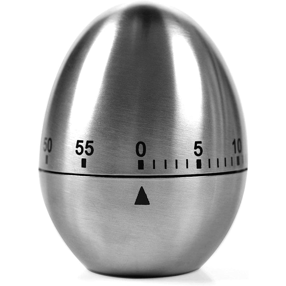 PEACNNG Alarm Clock, Alarm Minute 60 Steel Stainless Kitchen Shaped ...