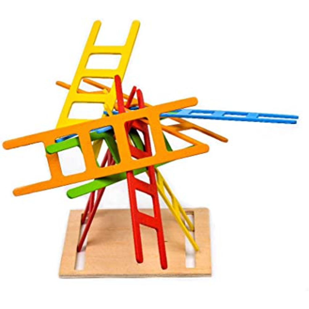 PEACNNG Children's early education toy ladder stacking Leto egg little ...