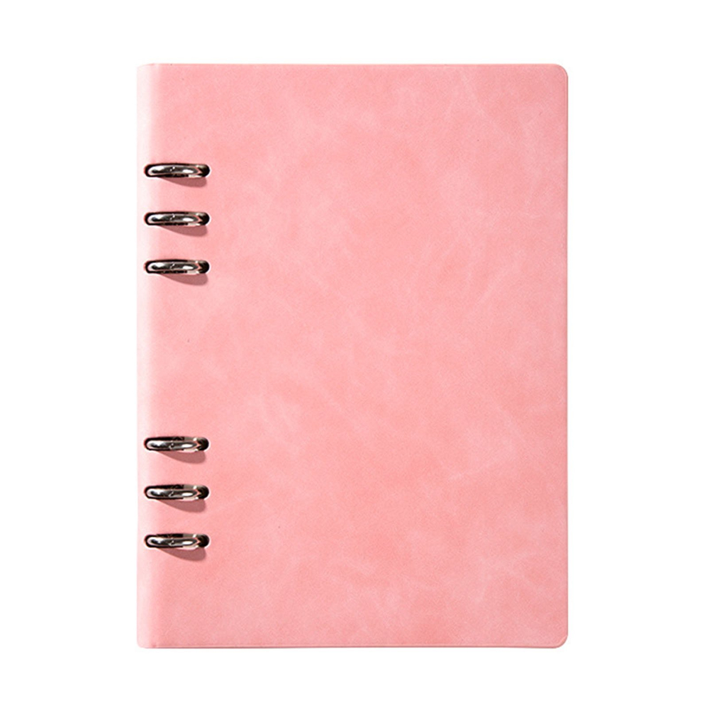 PEACNNG Creative A5 Notepad Loose-leaf Notebook 6 Round Ring Binder ...