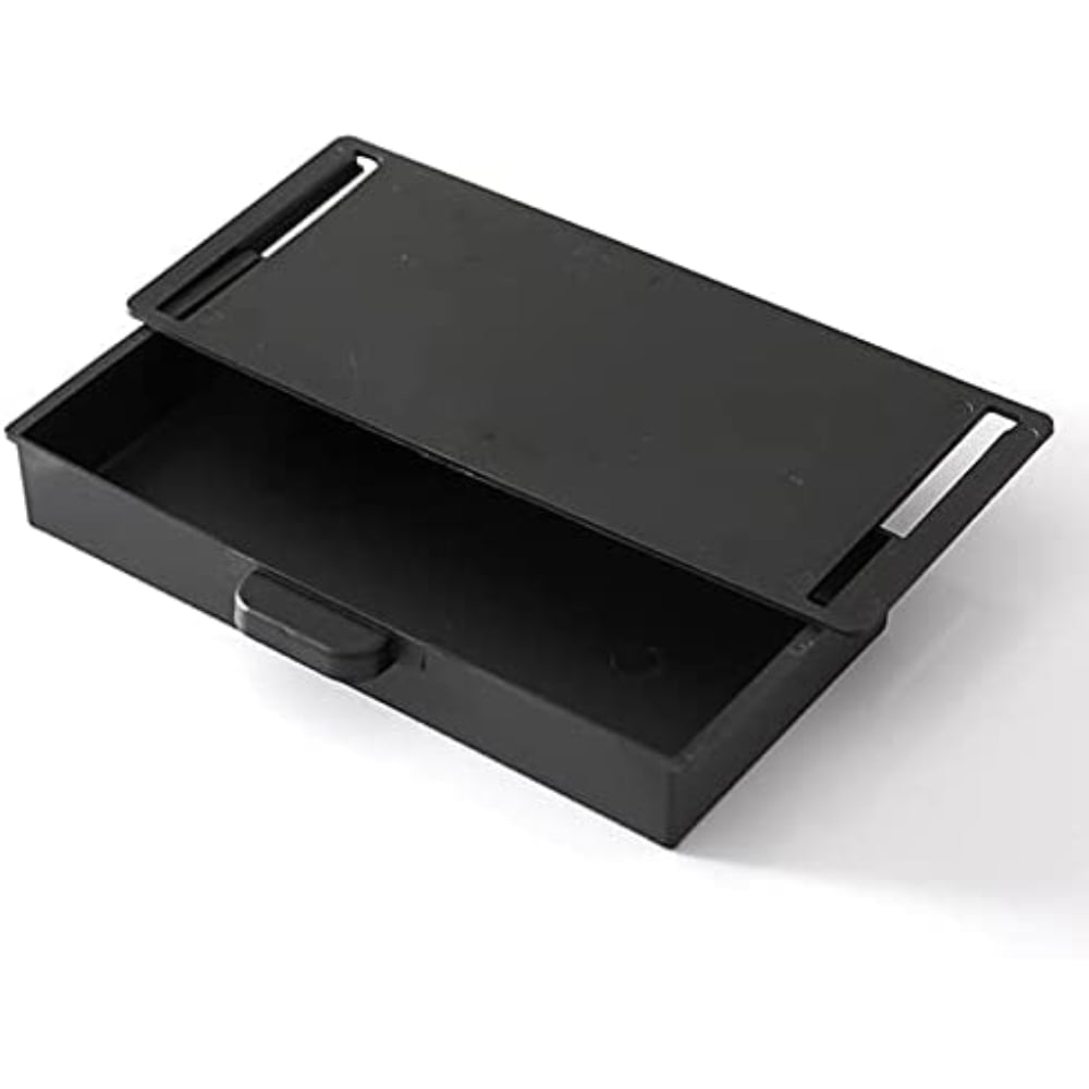 PEACNNG Creative Self Stick Pencil Tray, Desk Table Storage Drawer ...