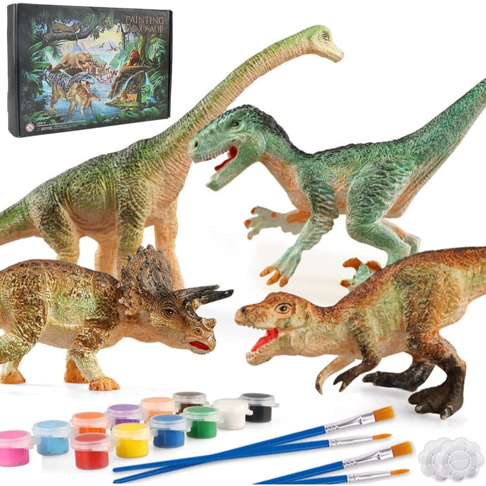 PEACNNG Dinosaur Painting Kit, Arts and Crafts Sets for Kids (Ages 3 ...