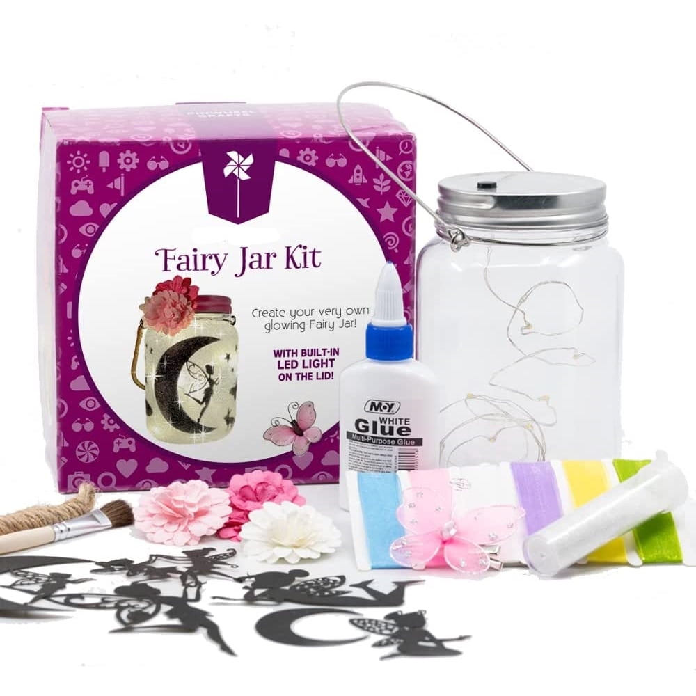 PEACNNG Fairy Jar Kit - Fun DIY Kids Arts and Crafts - Fairy Lantern ...