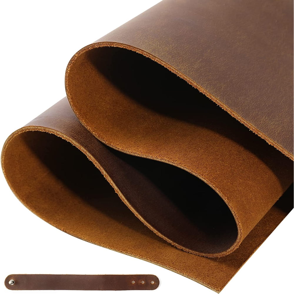 PEACNNG Genuine Leather Sheets for Leather Craft tooling (2mm), Full ...