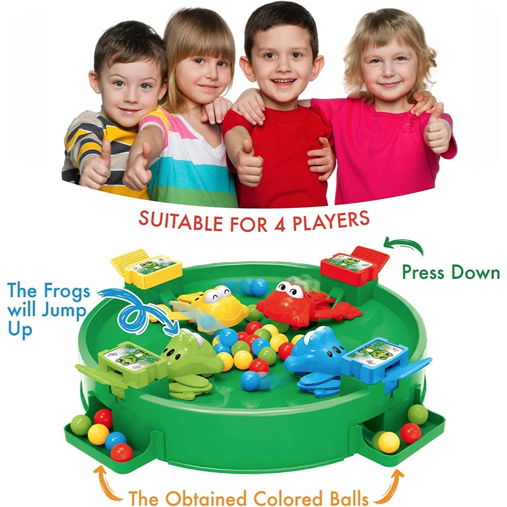 PEACNNG Hungry Frogs Board Game, Intense Game of Quick Reflexes, Pre ...