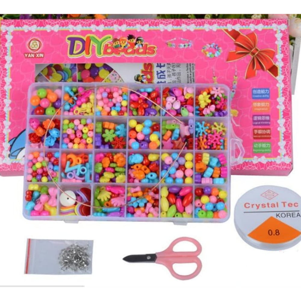 PEACNNG Jewelry Making Kit- Beads Set for Kids Adults Children Craft ...