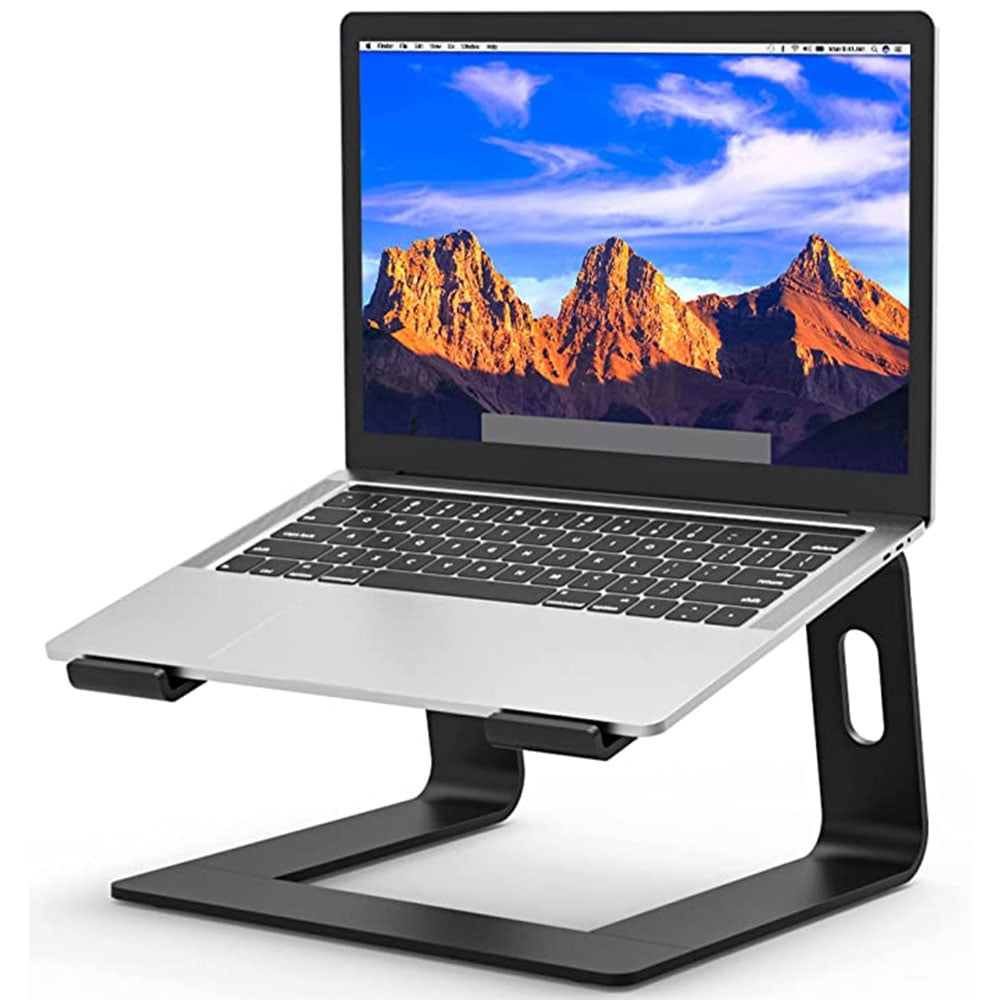 PEACNNG Laptop Stand Portable Aluminum Laptop Riser Compatible Notebook ...