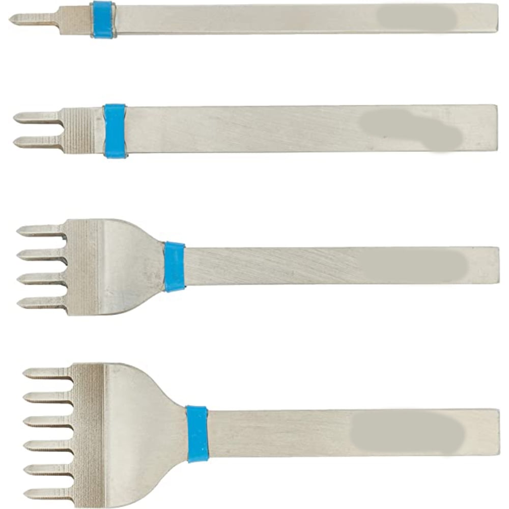 PEACNNG Leather Supply Diamond Stitching Chisel Set, 6mm, Stainless ...